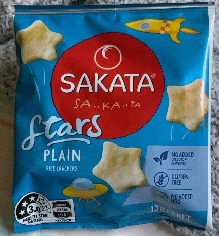 Sakata Stars Snack Sized Original Rice Crackers Multipack 13g X 7 Pack ...