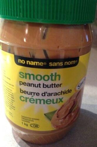 Sans nom, No Name no name smooth peanut butter Beurre d'arachide ...