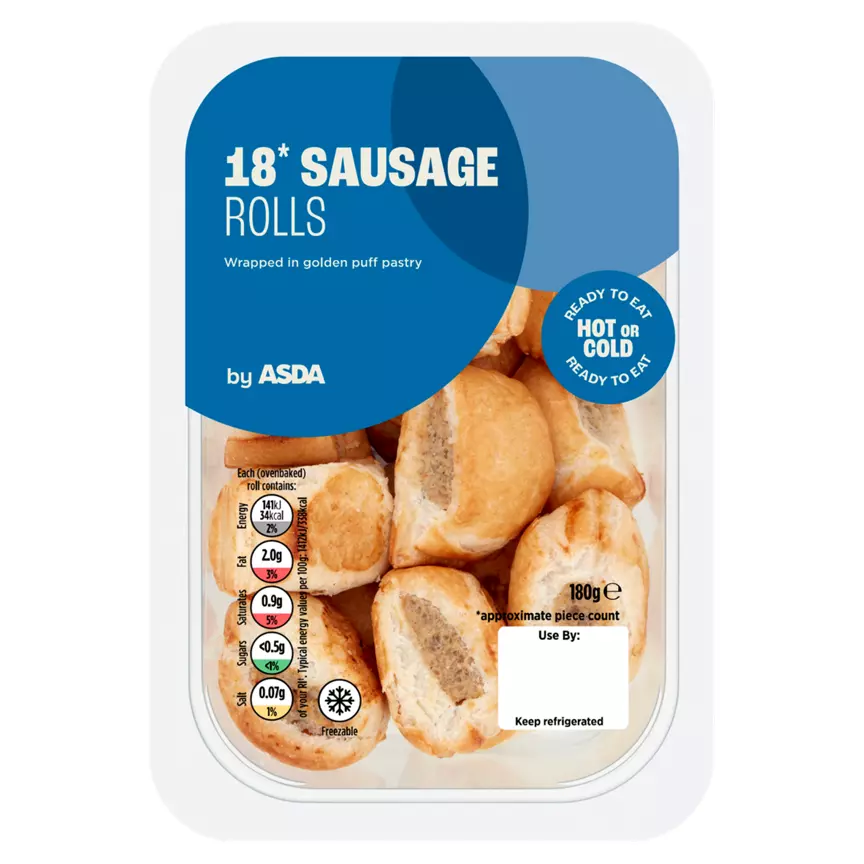 Check Halal status of ASDA 18 Pork Sausage Rolls 180g, Install Mustakshif