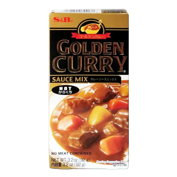 S&B Golden Curry Sauce Mix, Hot 92g is not halal | Halal Check