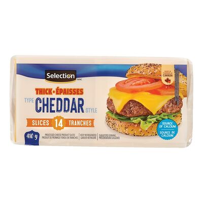 Sélection SELECTION Cheddar Cheese Thick Slices 410 g is not halal ...
