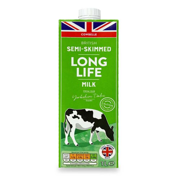 cowbelle British Semi-skimmed Long Life Milk 1l is Halal, Install ...