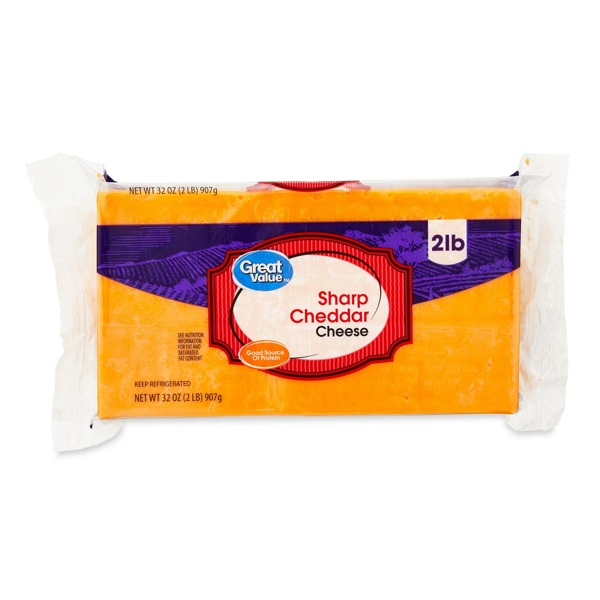 Check Halal status of Great Value Block Sharp Cheddar Cheese 907g ...