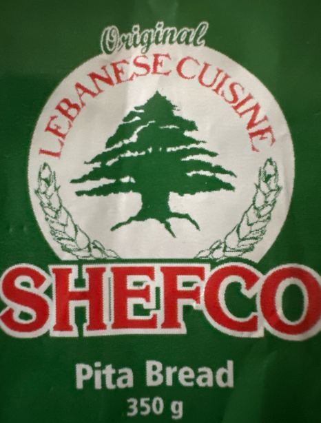 Check Halal status of Shefco Original Lebanese Cuisine Pita Bread 350g ...