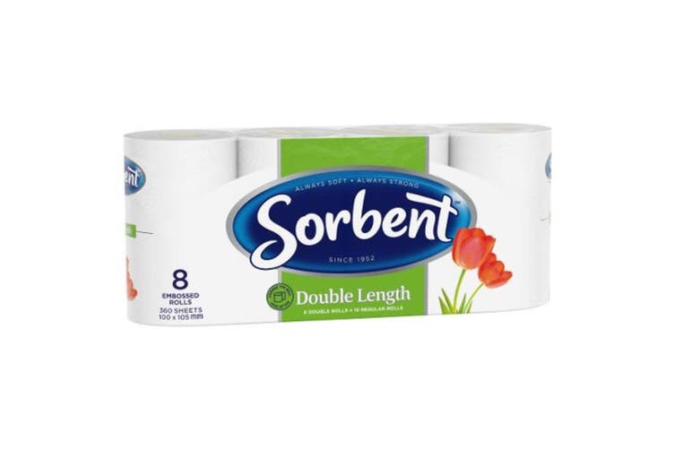 Check Halal status of Sorbent Toilet Tissue Double Length White 8 Pack ...