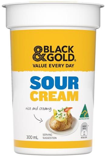 Check Halal status of BLACK & GOLD SOUR CREAM 300ML, Install Mustakshif
