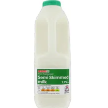 Spar Semi Skimmed Milk 2 Litre is Halal, Install Mustakshif