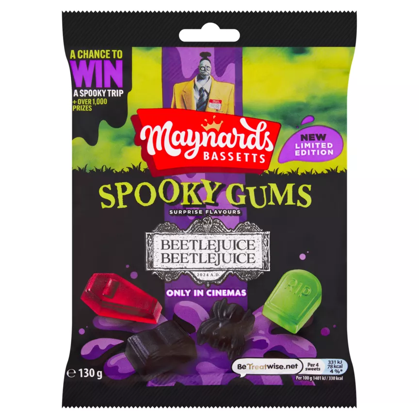 Check Halal status of Maynards Bassetts Limited Edition Surprise Flavours Spooky Gums 130g ...