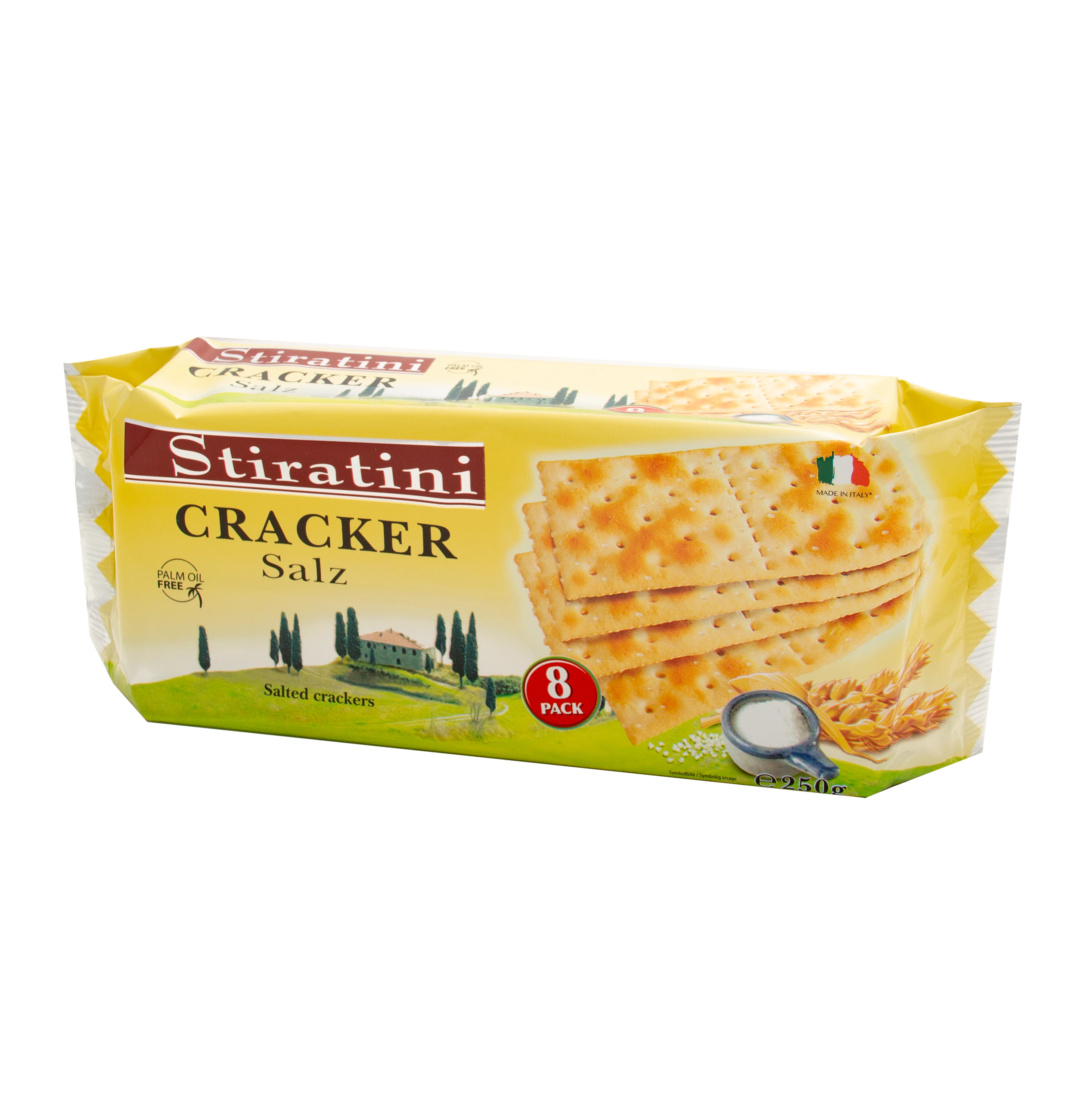 Stiratini Salted Crackers 250g is Halal, Install Mustakshif