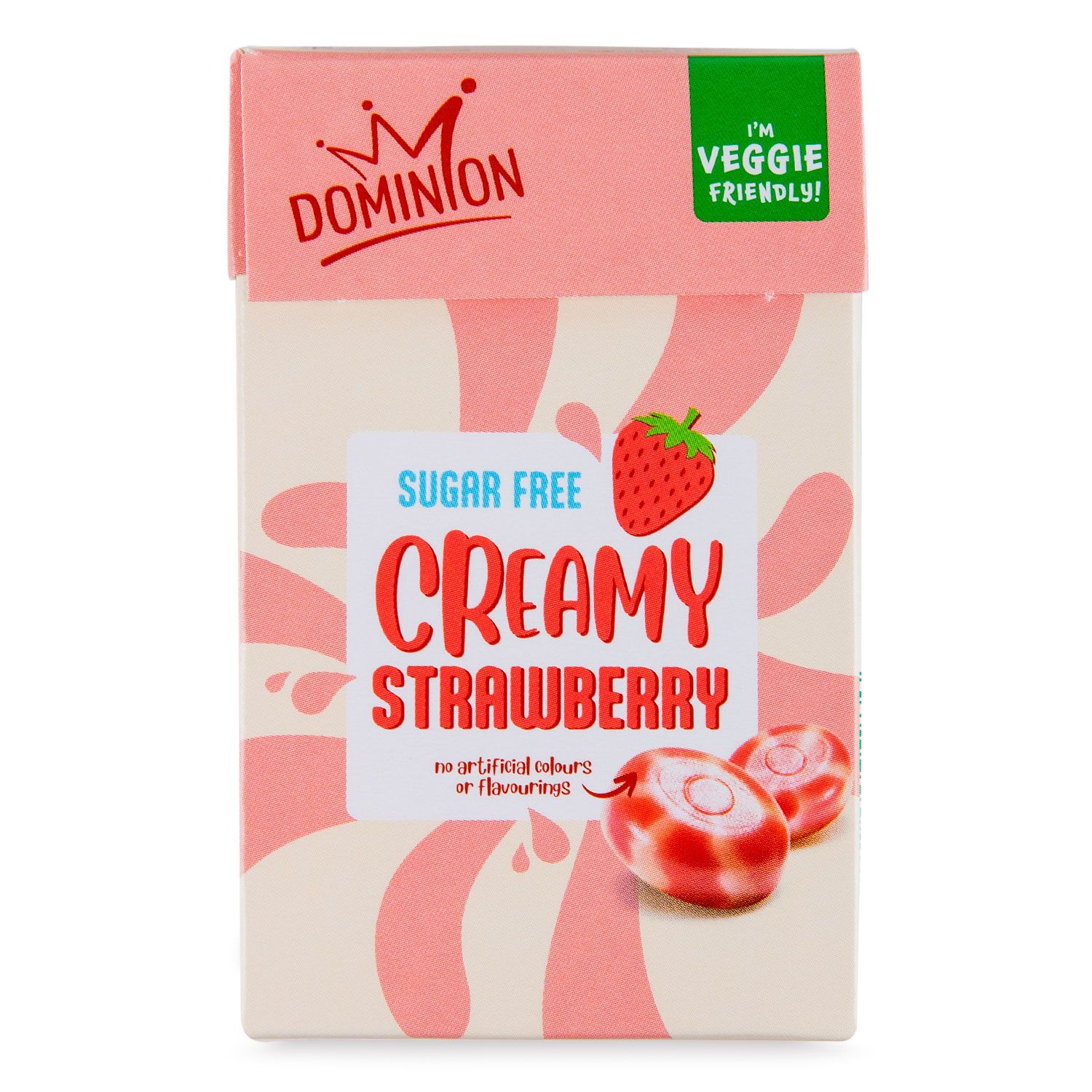 Dominion Sugar Free Creamy Strawberry Sweets 44g is Halal, Install ...