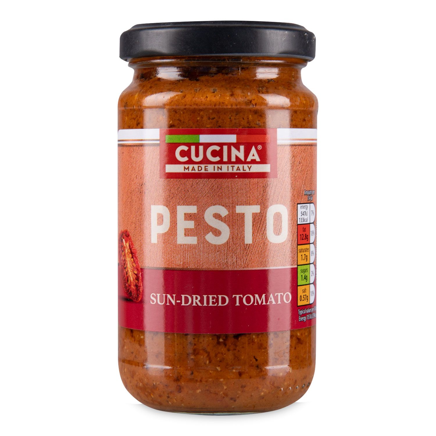 Cucina Red Pesto Sauce 190g is not Halal, Install Mustakshif