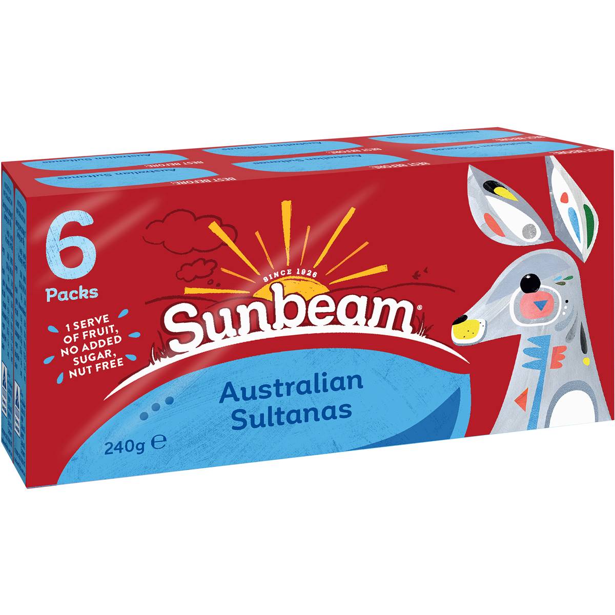Sunbeam Australian Sultanas 6 Pack is Halal, Install Mustakshif
