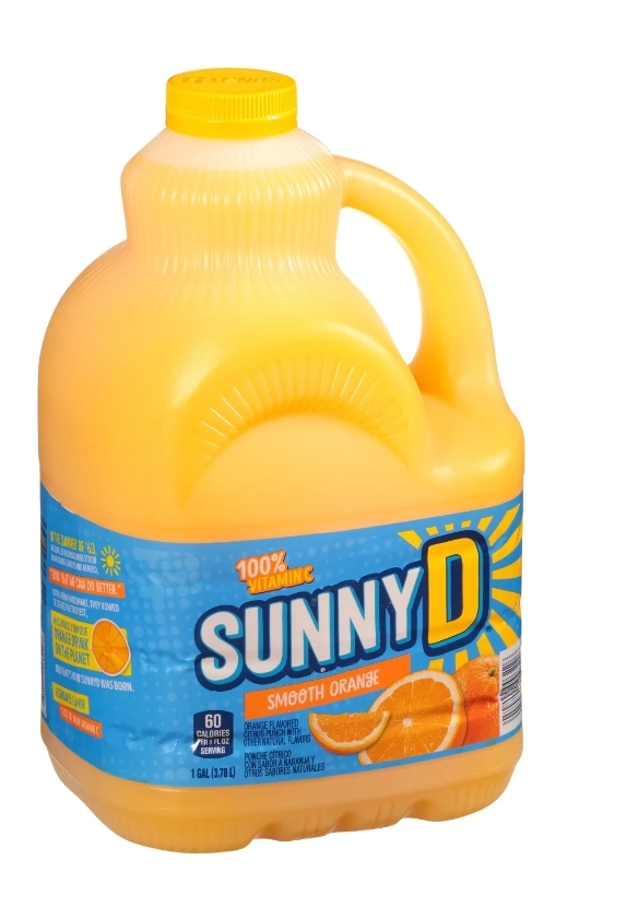 Sunny D Smooth Orange Flavored Citrus Punch 1 gal is not halal | Halal ...