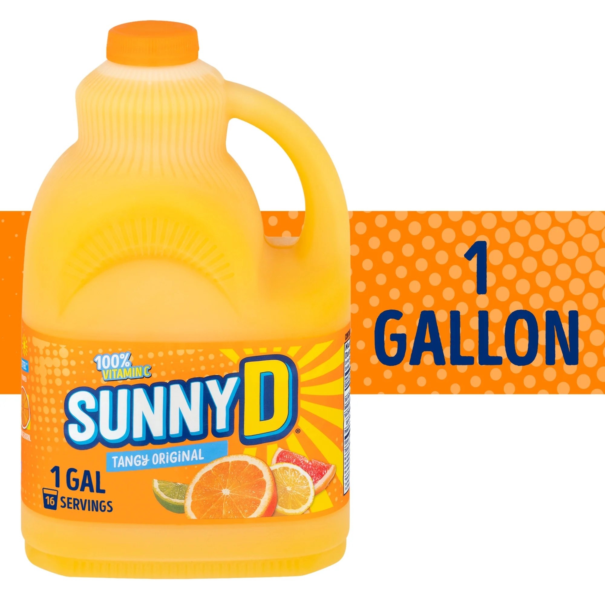 Sunny D Tangy Original Orange Flavored Citrus Punch 1 gal is Halal ...