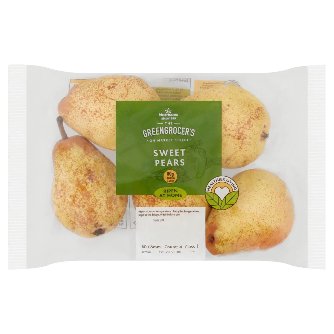 Morrisons Sweet Pears 4 per pack is Halal, Install Mustakshif
