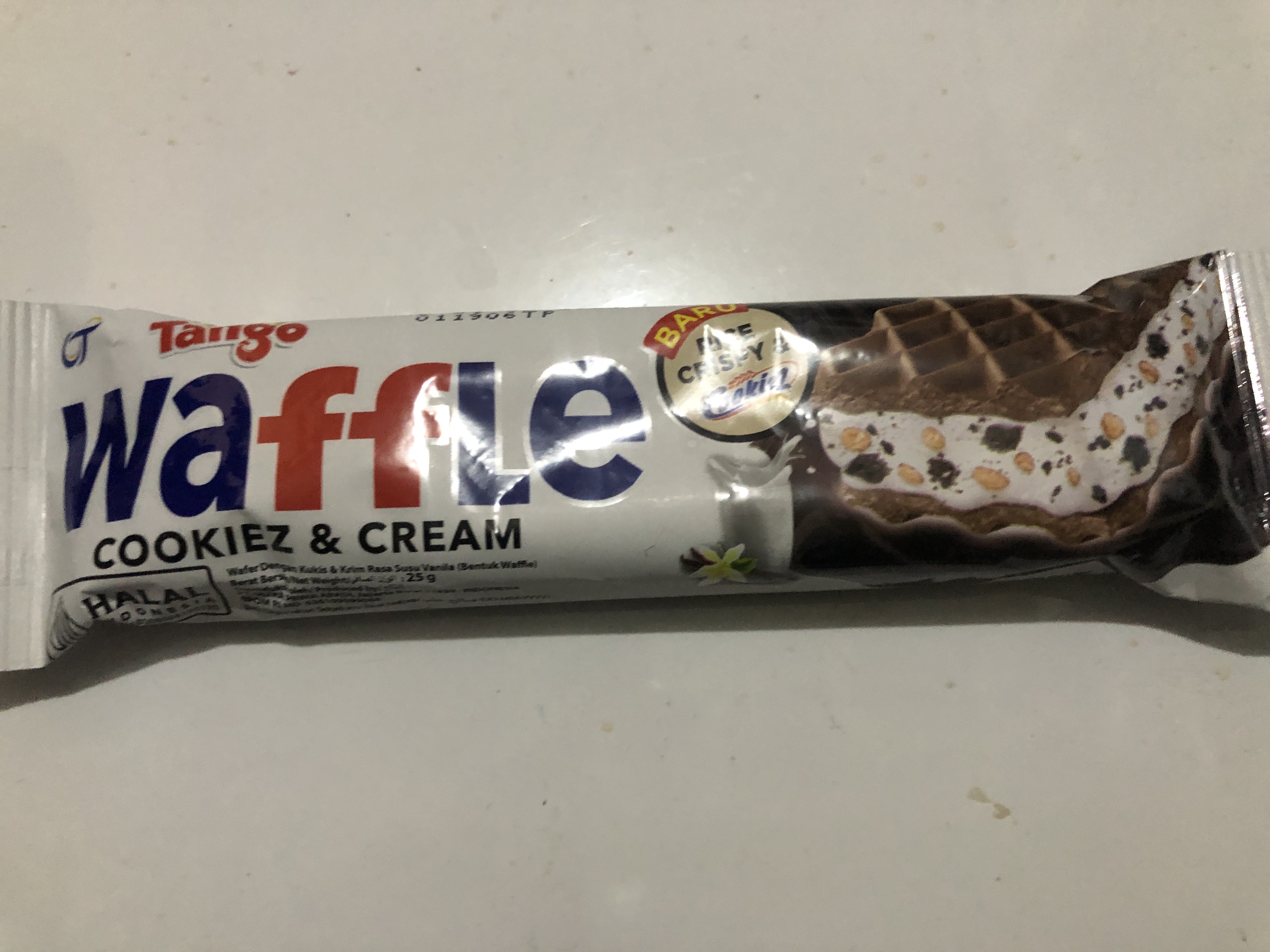 Tango Waffle Cookiez & Cream - 25G - 1 Box - ingredients missing is not ...