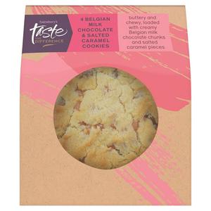 Taste the difference Salted Caramel & Belgian Milk Chocolate Cookies ...