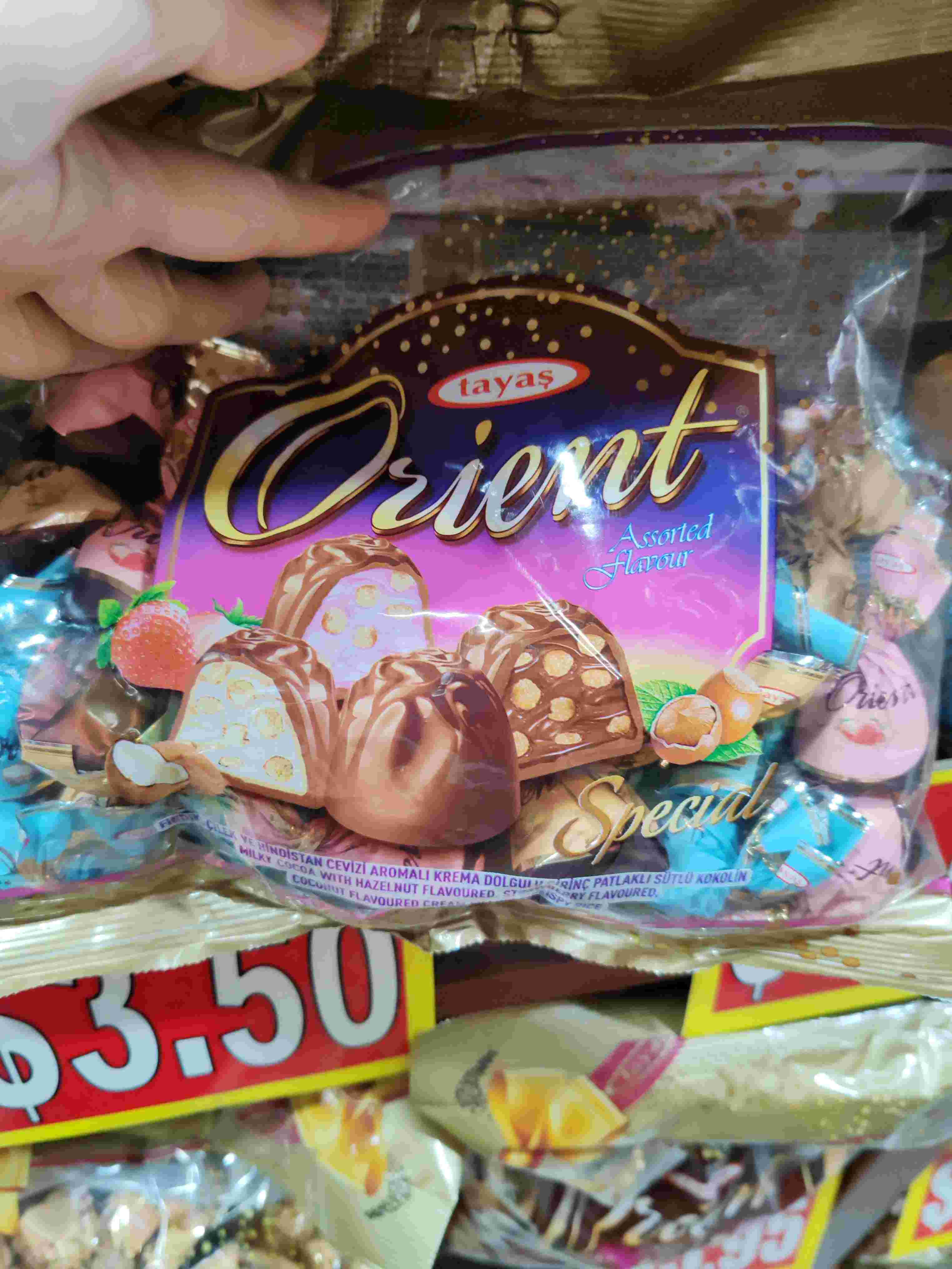 Tayas Orient Chocolate Candies with Filling (missing ingredients) is ...