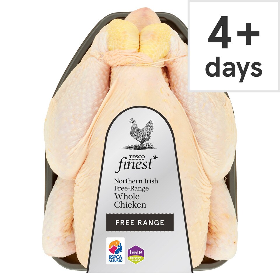 Tesco Finest British Cornfed Free Range Whole Chicken 1Kg-2.3Kg is not ...