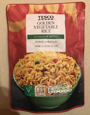 Tesco Golden vegetable rice is halal suitable, vegan, vegetarian ...