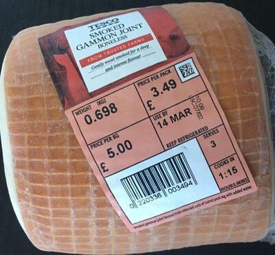 Tesco Smoked Gammon Joint is not Halal, Install Mustakshif