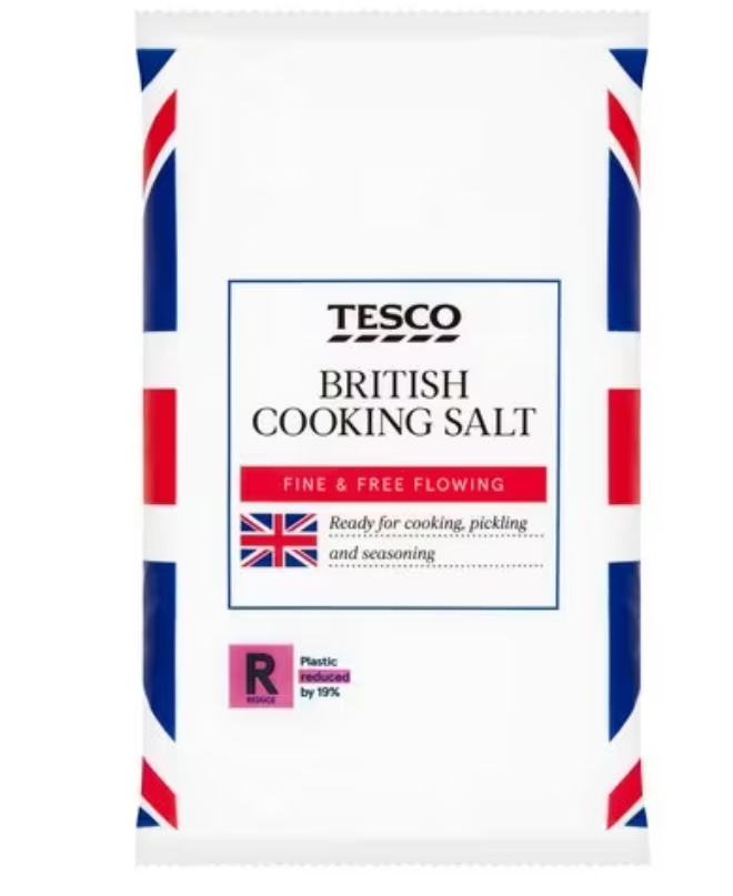 Tesco Cooking Salt 1.5Kg is halal suitable, vegan, vegetarian | Halal Check