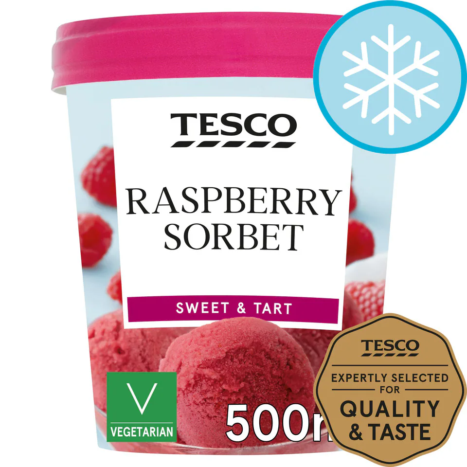 Check Halal status of Tesco Raspberry Sorbet 500Ml, Install Mustakshif