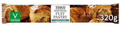 Check Halal status of Tesco Ready Rolled Puff Pastry 320g, Install ...