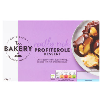 Check Halal status of The Bakery At Asda Really Rich Profiteroles ...
