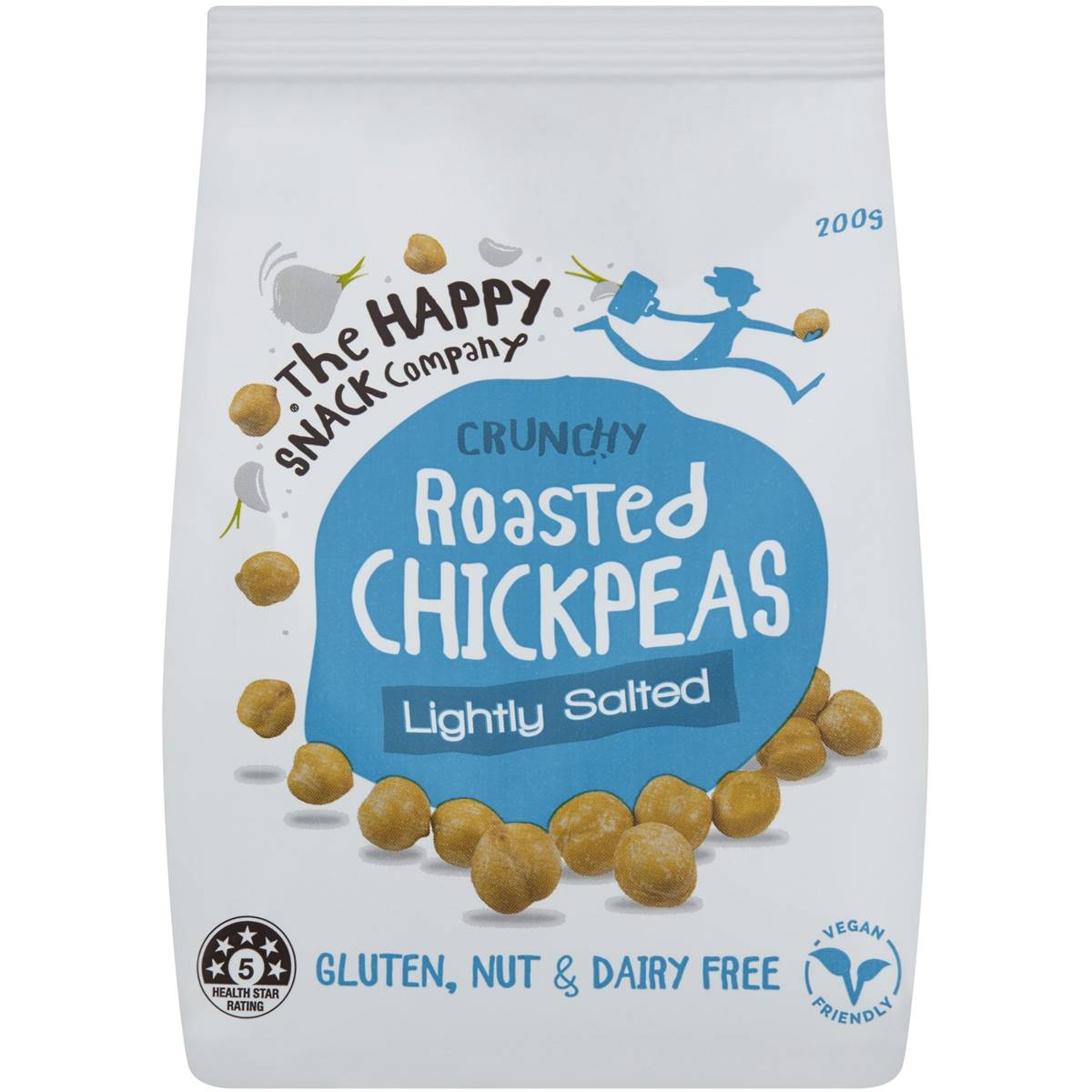 The Happy Snack Company Roasted Chickpeas Lightly Salted 200g is Halal ...