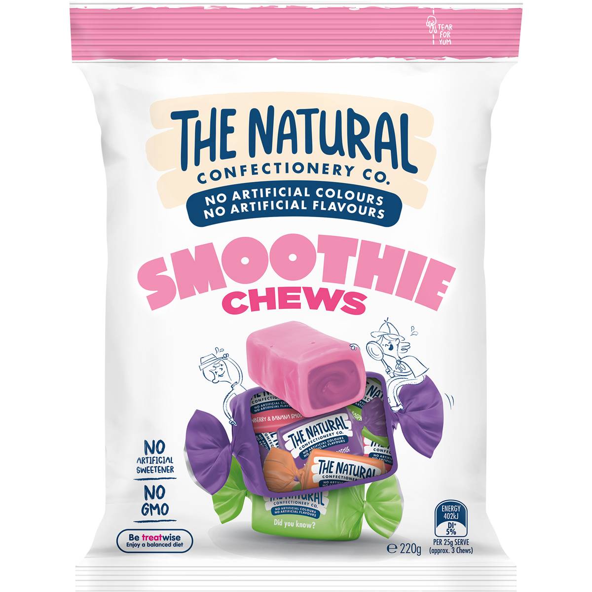 The Natural Confectionery Co. Smoothie Chews 220gr Bag is not Halal ...