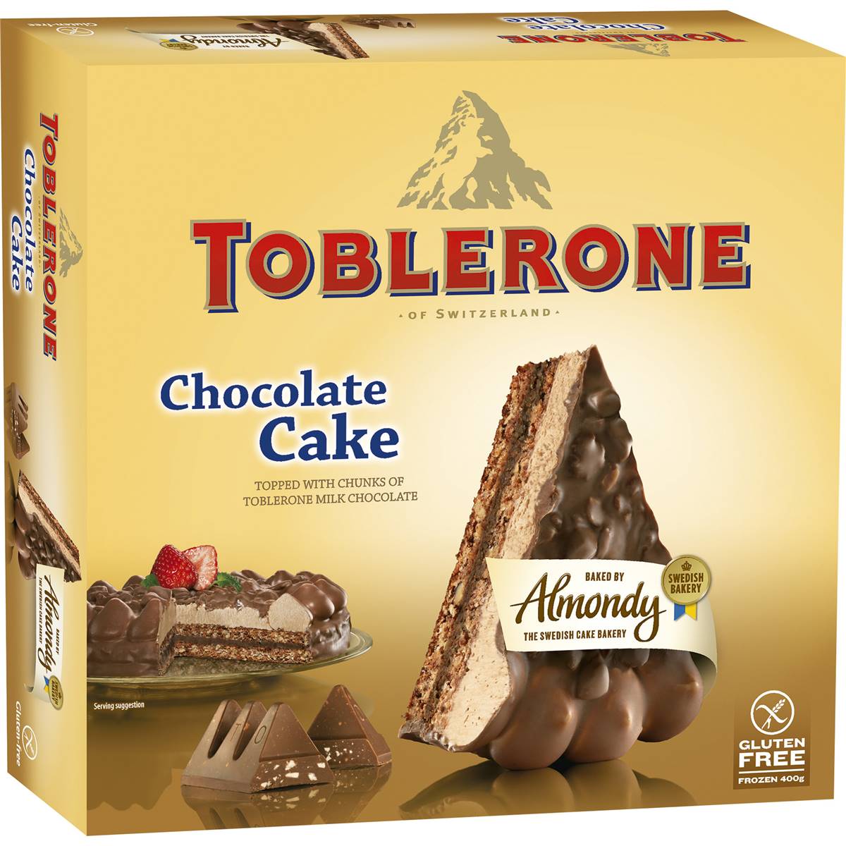 Toblerone Almondy Chocolate Cake 400g is Halal, Install Mustakshif