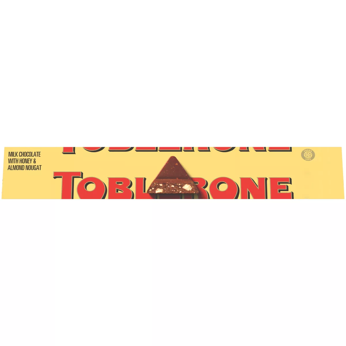 Toblerone Swiss Milk Chocolate Bar with Honey and Almond Nougat, 3.52 ...