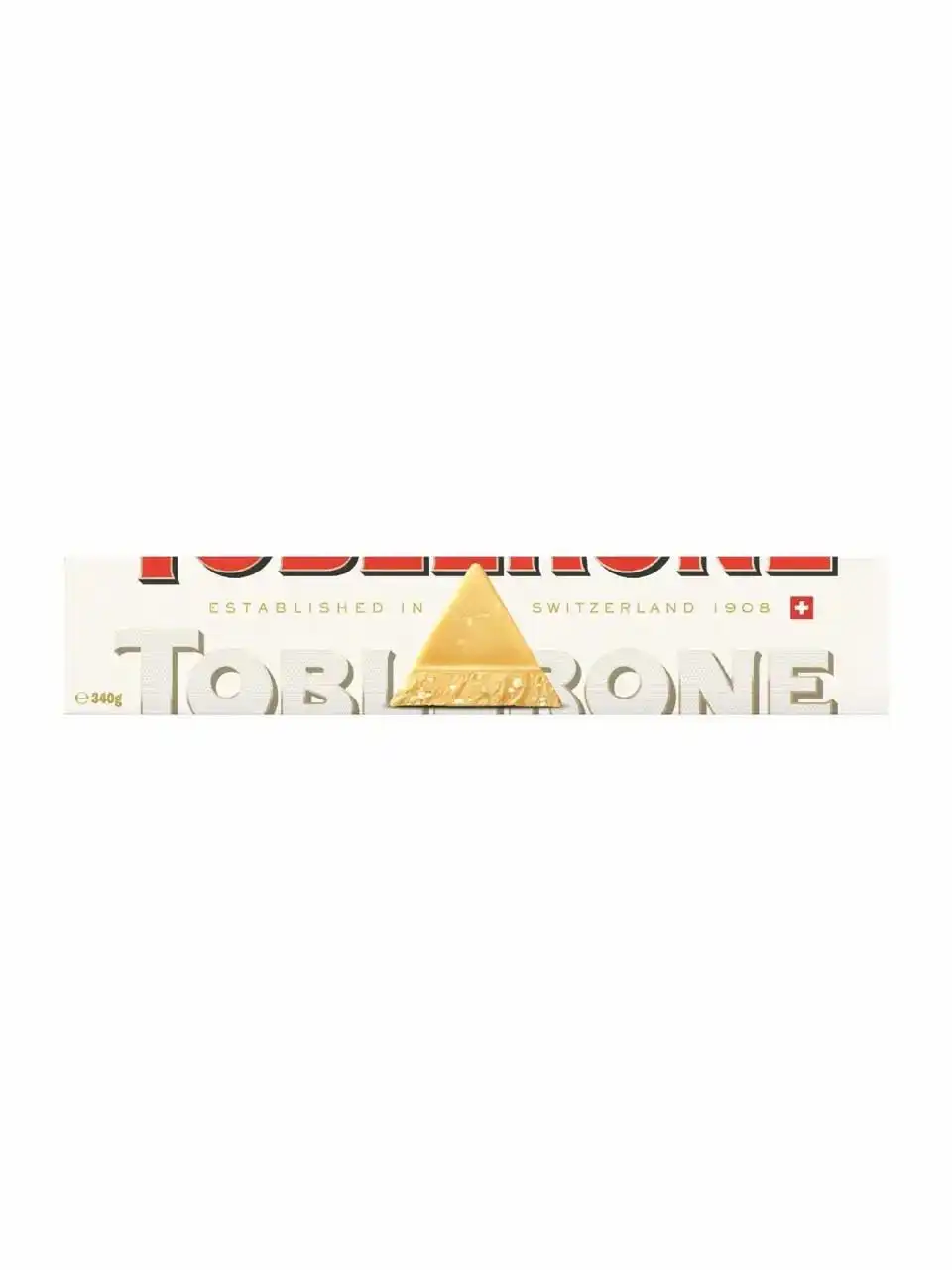 Toblerone White Chocolate Bar with Honey and Almond Nougat 340g is ...