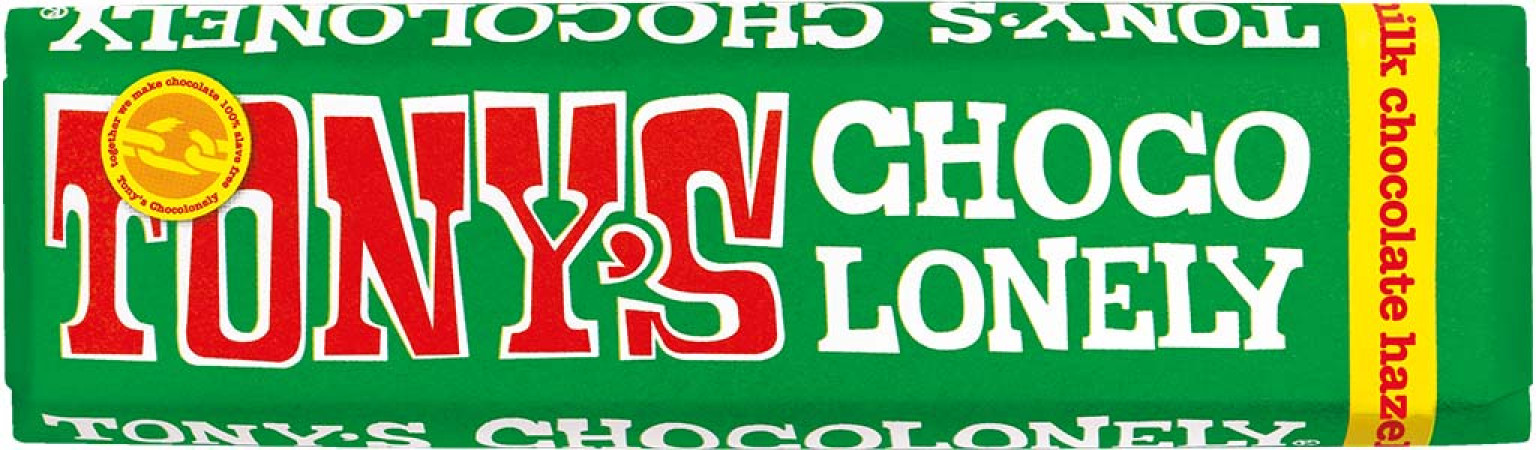 Tony's choco lonely hazelnut milk chocolate 50g is Halal, Install ...
