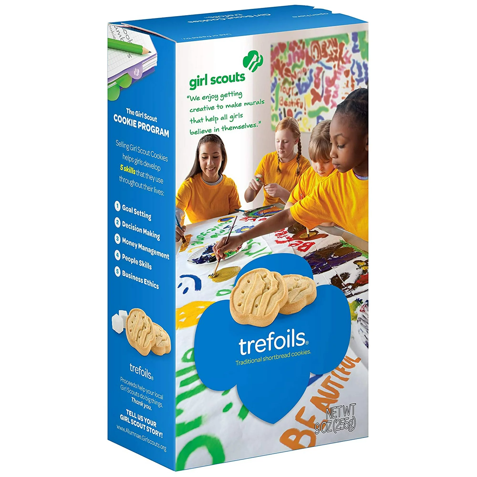 Girl Scout Cookies Trefoils Traditional Shortbread Cookie - 3 Boxes is ...