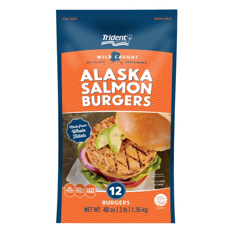 Alaska salmon burgers - Trident Seafoods is not Halal, Install Mustakshif