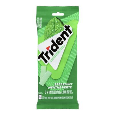 TRIDENT Spearmint Flavoured Sugar-Free Gum 3x14 un is not Halal ...