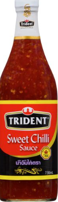 Trident Sweet Chilli Sauce 730ML is Halal, Install Mustakshif