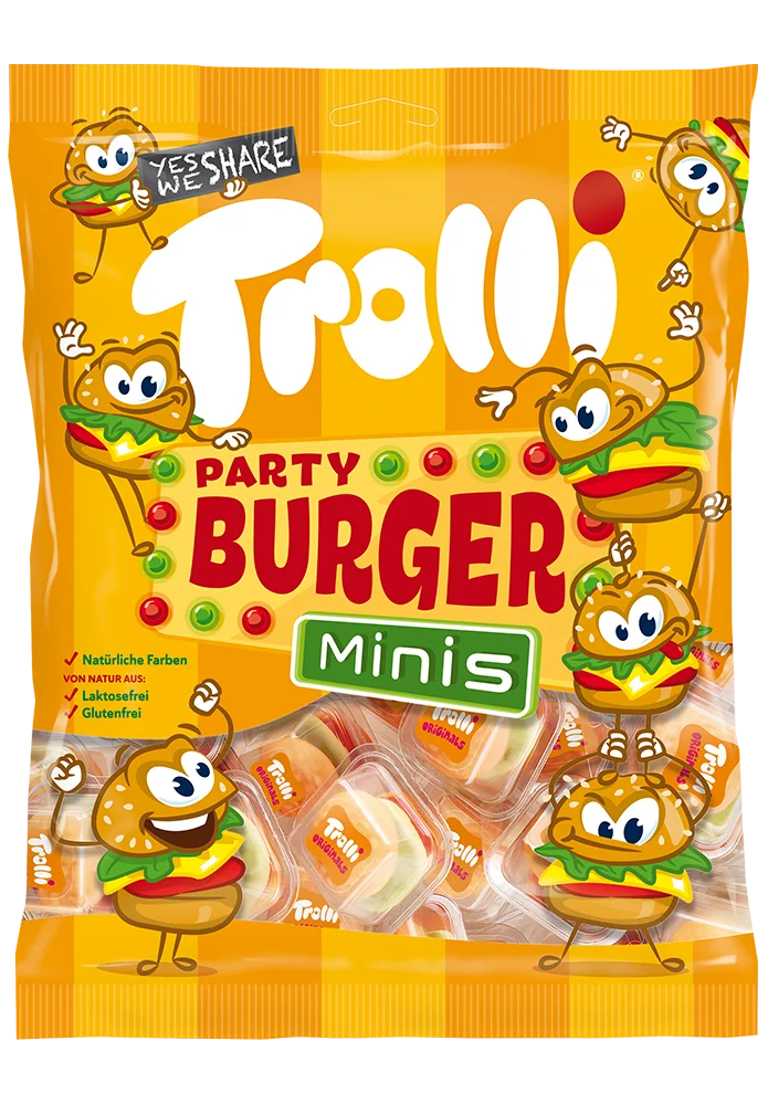 Trolli Mini Burger 90g is not Halal, Install Mustakshif