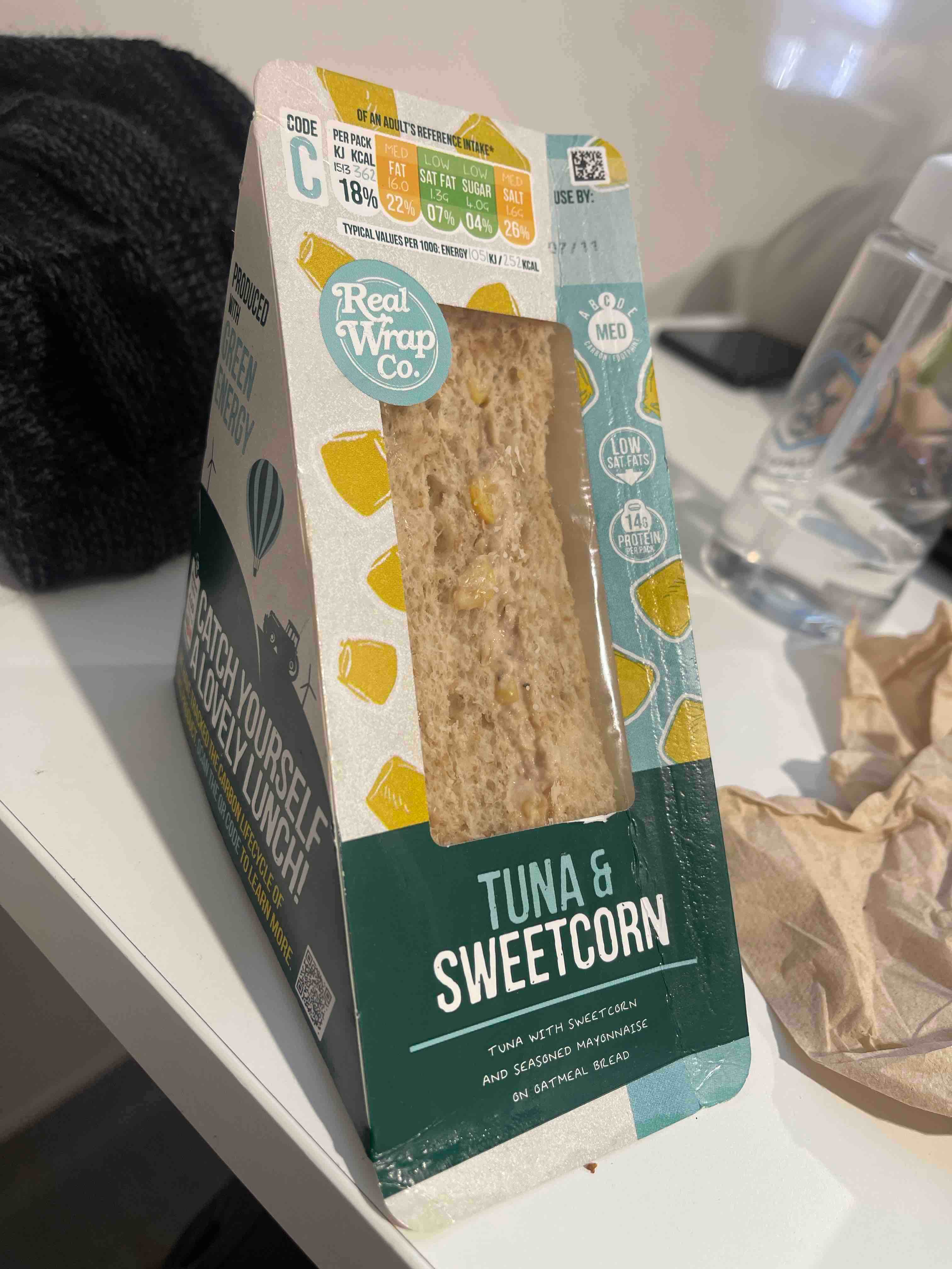 Check Halal status of Real Wrap co.Tuna and sweetcorn sandwich, Install Mustakshif