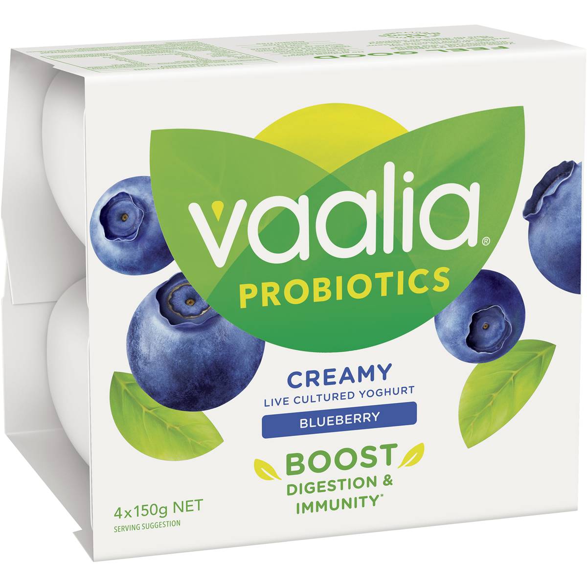 Vaalia Probiotic Blueberry Yoghurt 150g X4 Pack is Halal, Install ...