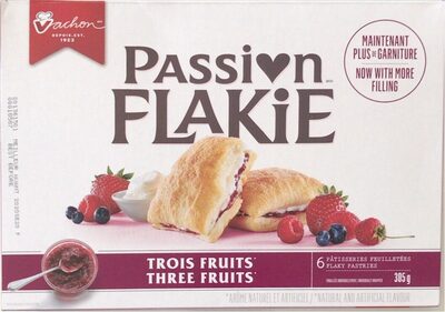 Vachon ACHON Three Fruits Flaky Pastries, Passion Flakie 6 un - 305 g ...