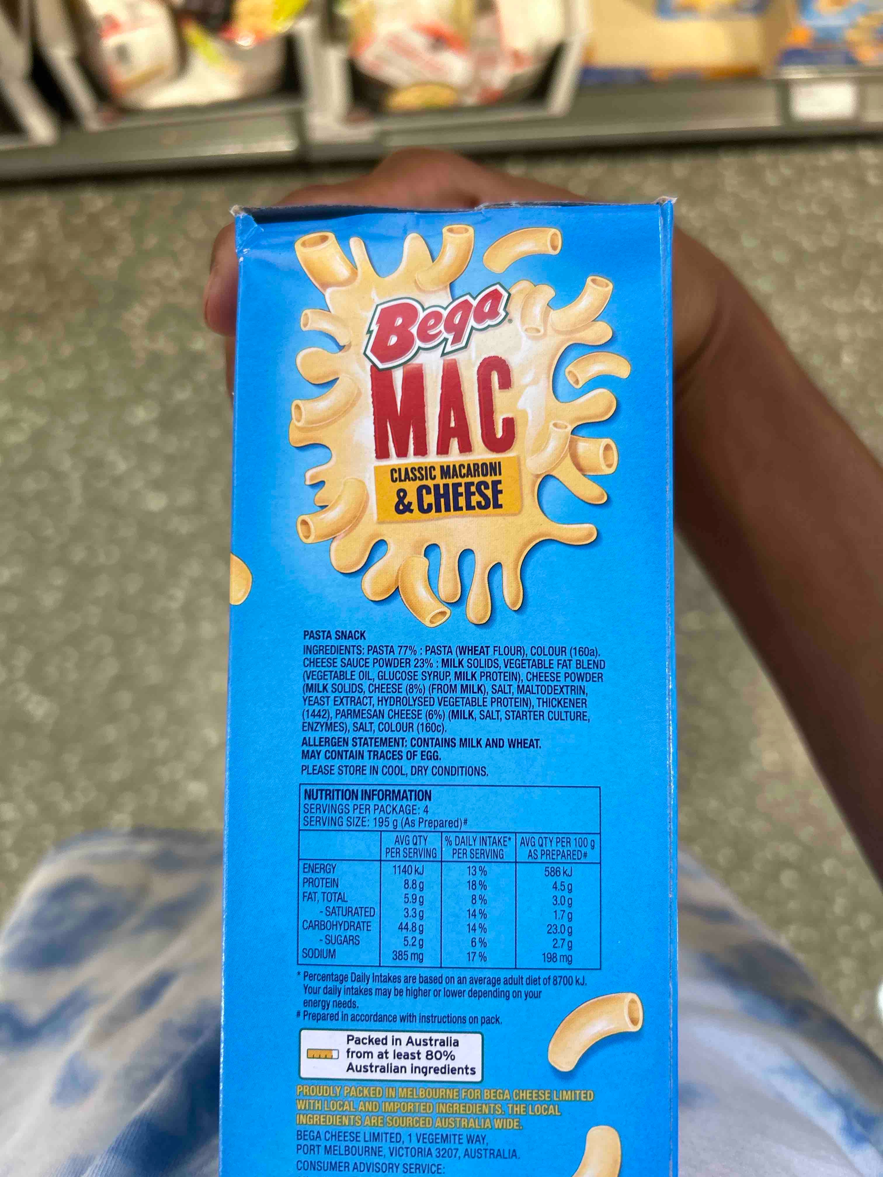 Вega MAC CLASSIC MACARONI & CHEESE is not halal | Halal Check