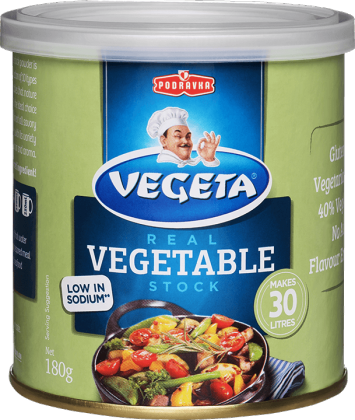 Vegeta Delight Vegetable Stock 180g is Halal, Install Mustakshif