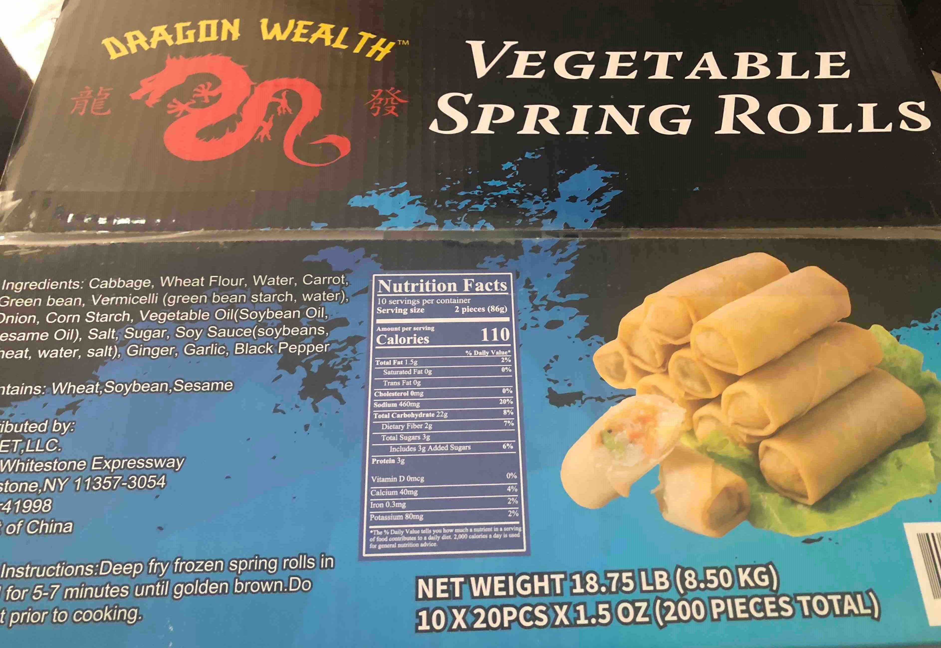 Veg Dragon Spring Roll