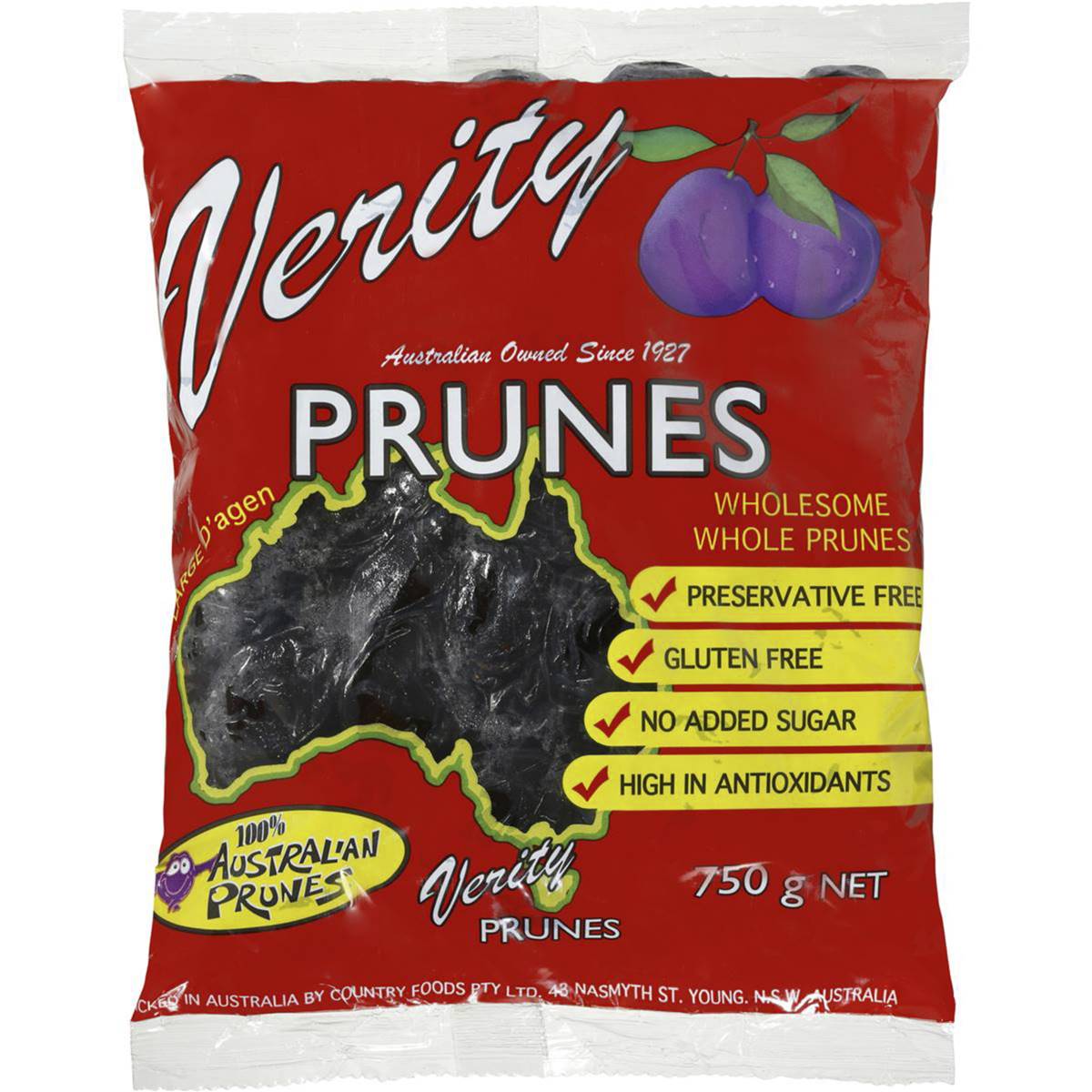 Verity Prunes Large 750g is Halal, Install Mustakshif