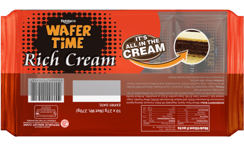 Check Halal status of Wafertime Rich Cream Wafers Chocolate ...