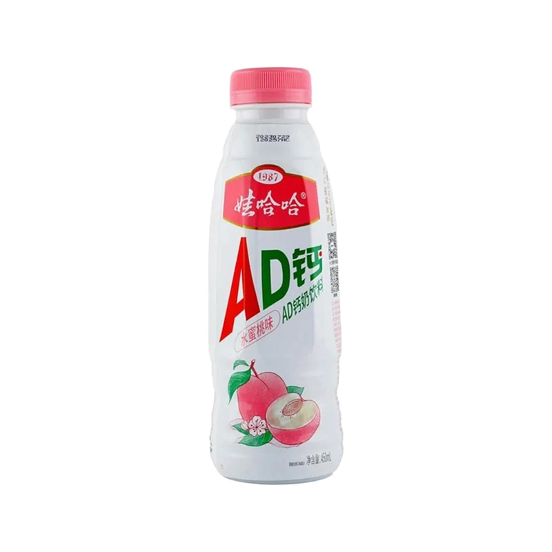 Check Halal status of Wahaha AD Calcium Milk Drink Peach Flavor 450ml ...