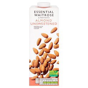 Waitrose, Essential Waitrose Essential Almond Drink Unsweetened 1litre ...